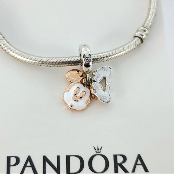 Pandora | Jewelry | New Rose Gold Plated Disney Parks Mickey Mouse Be ...